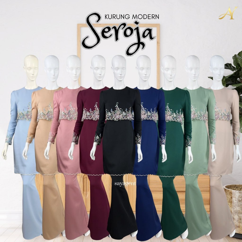 KURUNG MODERN SEROJA KURUNG RAYA VIRAL 2025, | Shopee Malaysia