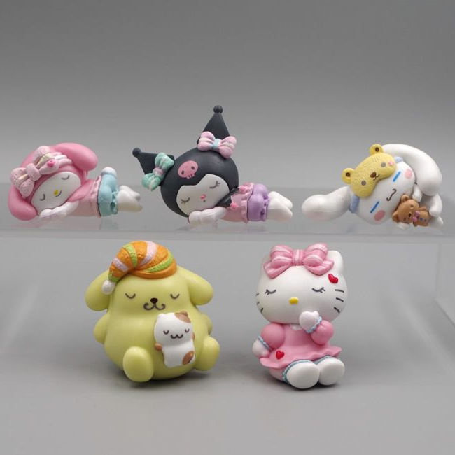 [READY STOCK] Sanrio Sleeping Pose series Figurine Blind Box Hello ...