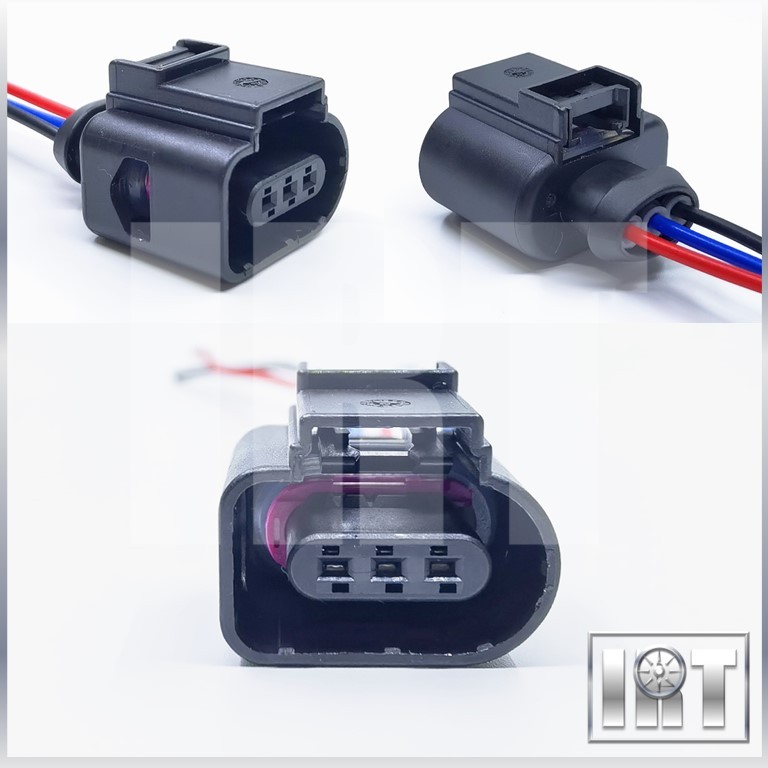 3 Pin Aircon Pressure Socket VW Volkswagen Audi Switch Sensor Connector ...
