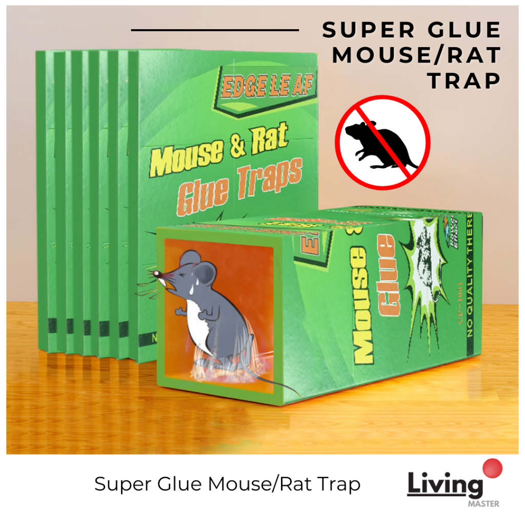 Super Glue Mouse Trap Foldable Pest Control Pad Pest Control Rat Glue ...