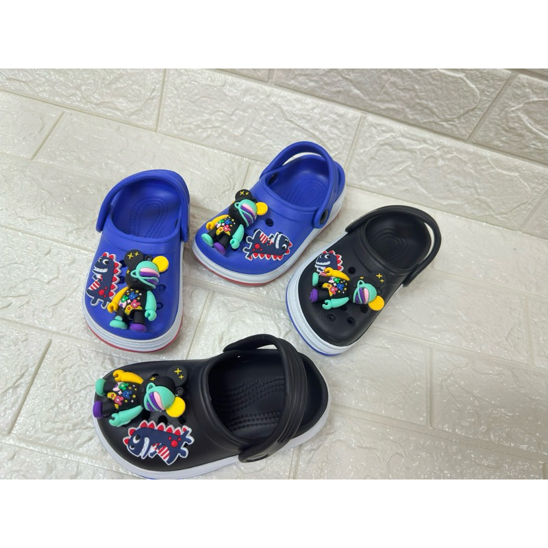 🔥Ready Stock 🔥Kids Cartoon Boys Crocs Style sandals Selipar Budak ...