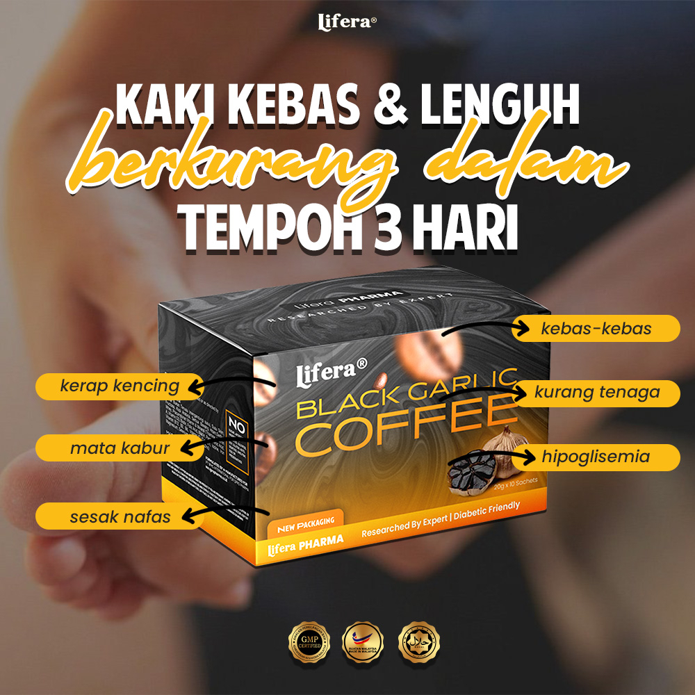 Kopi Black Garlic Solusi Penyakit 3 Serangkai Kencing Manis Darah ...
