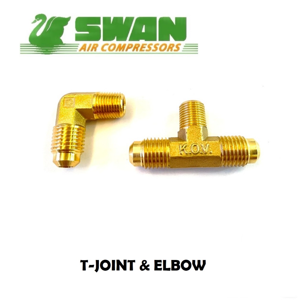 SWAN AIR COMPRESSOR ELBOW & T-JOINT SPARE PARTS | Shopee Malaysia
