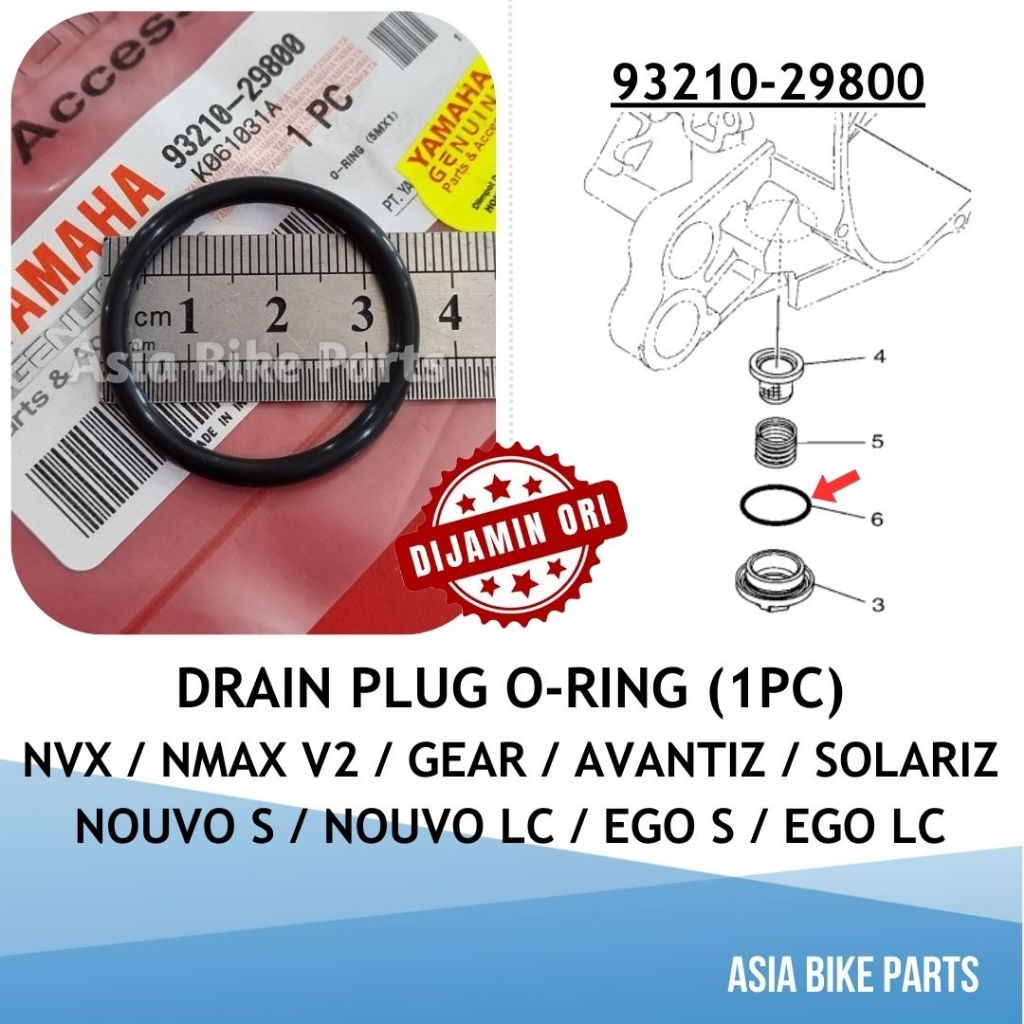 Yamaha Original NVX / NMAX V2 / Gear Avantiz Solariz Nouvo Ego Drain ...