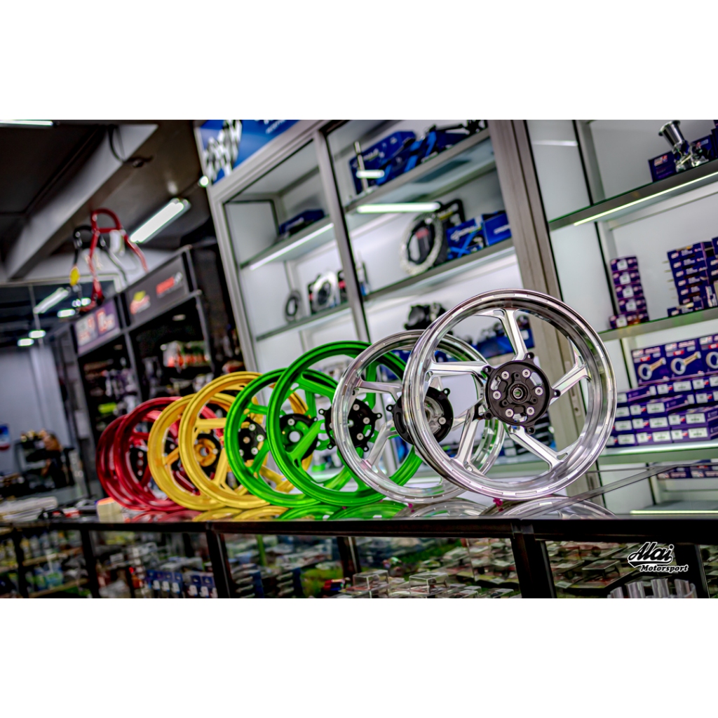 SMRT SPORT RIM XMAX V1 V2PREMIUM WHEEL 5 SPOKE CNC | Shopee Malaysia