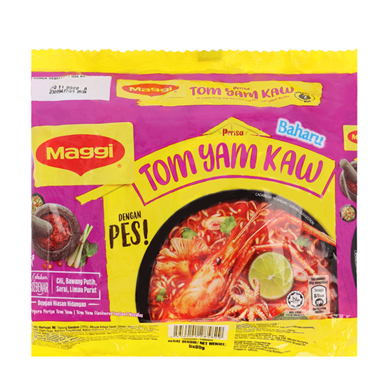 MAGGI Perisa Udang Pedas Utara Spicy Prawn Tomyam Kaw Dengan Pes 89G X5 ...