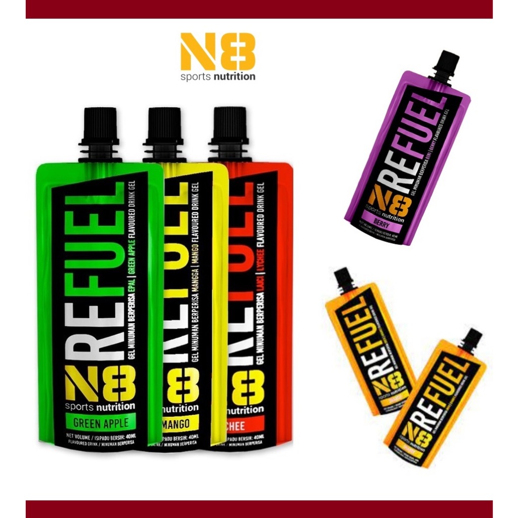 N8 RE:FUEL Energy Gel Power Gel 50g/40ml For Running Cycling Hiking ...