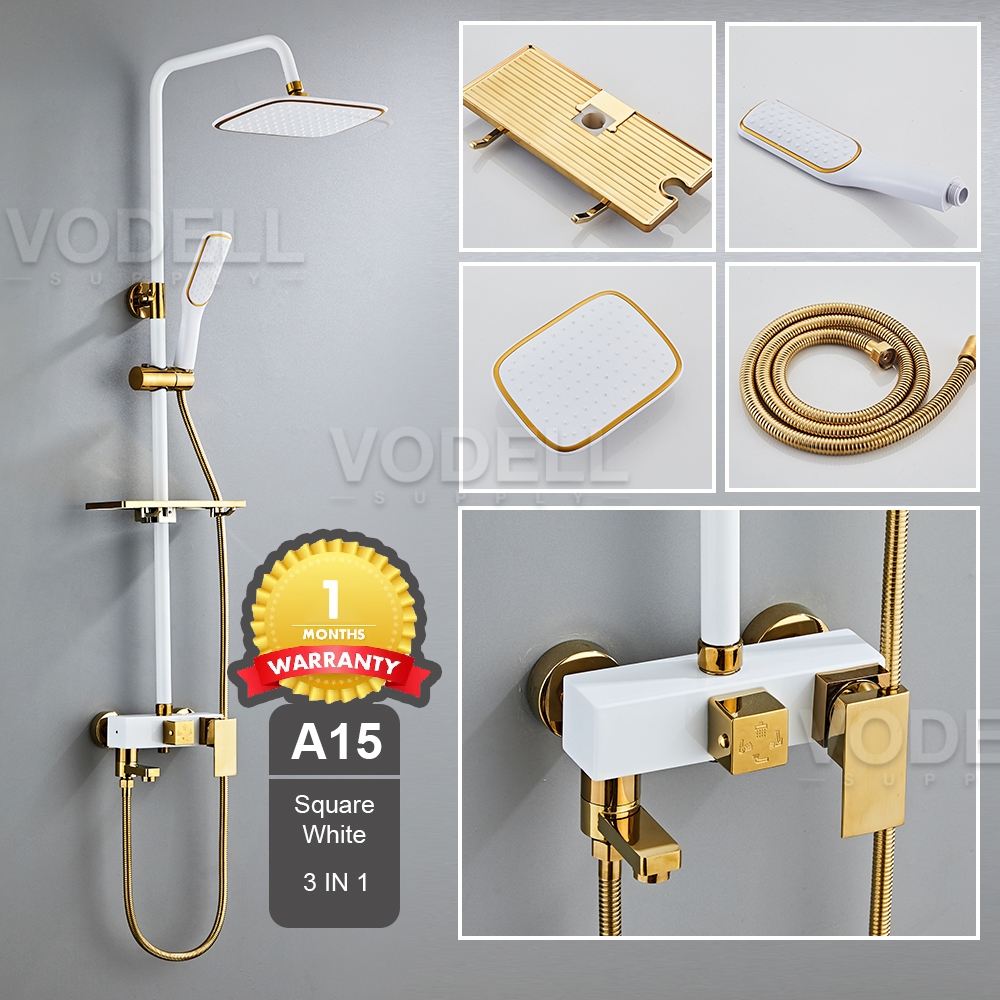VODELL 304 Stainless Steel 4in1 Digital Shower Set Bathroom Mixer ...