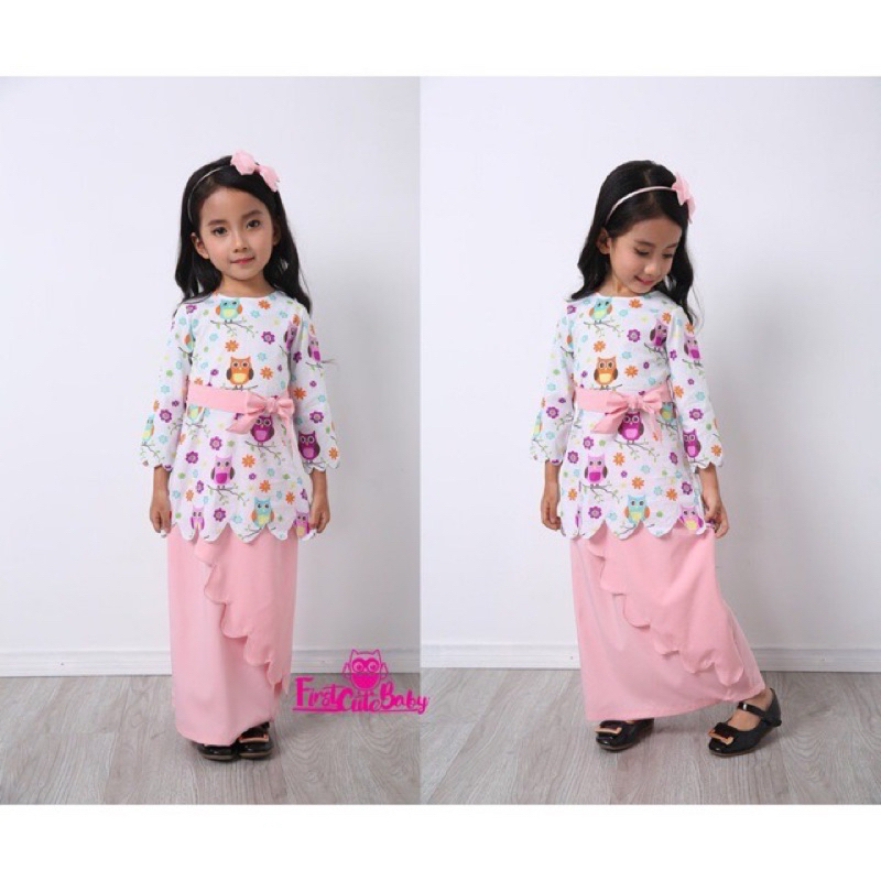 CLEARANCE BAJU RAYA BAJU KURUNG MODEN BUDAK PEREMPUAN KIDS KANAK KANAK ...