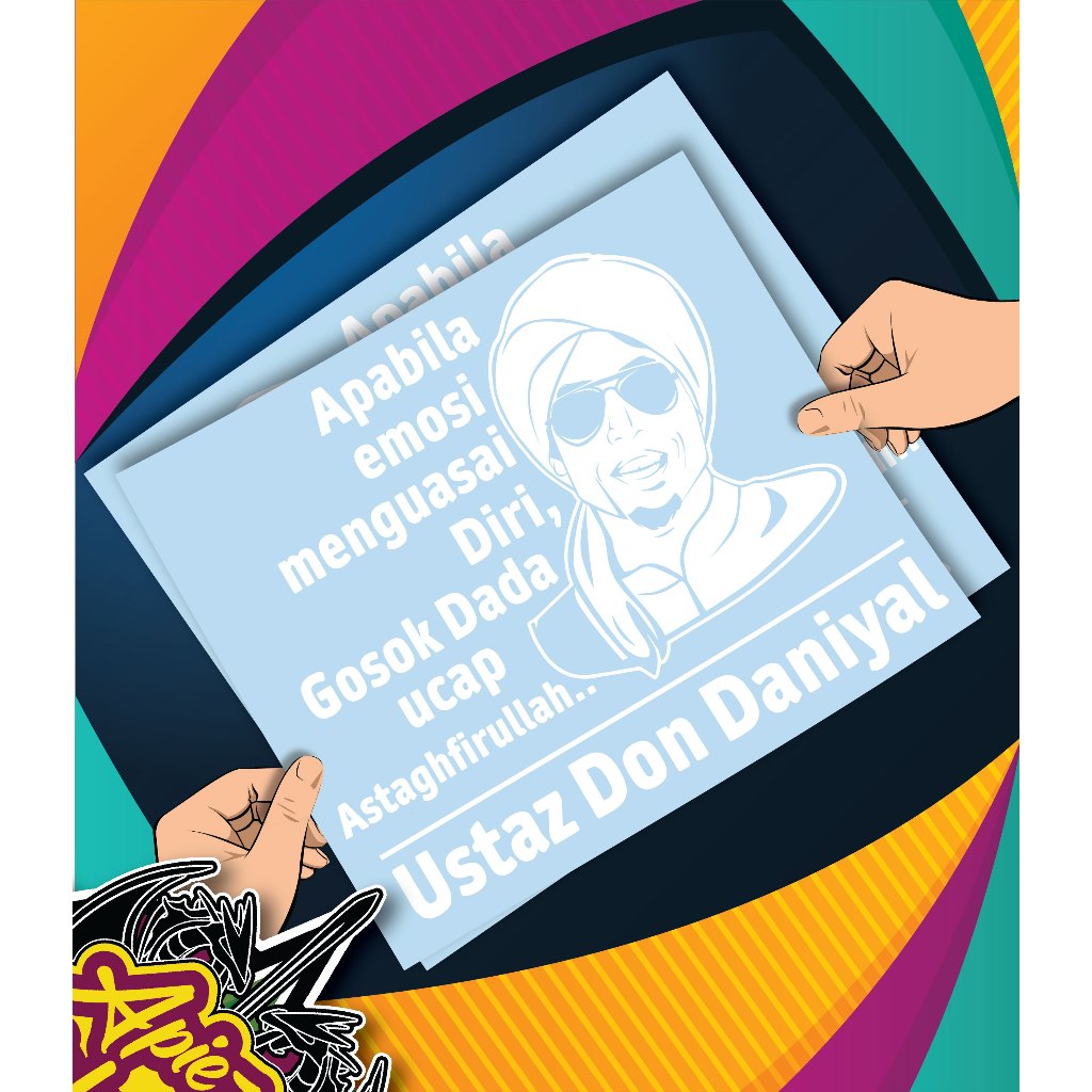 Sticker Ustaz Don Daniyal / Sticker Kereta / Sticker Kereta / Sticker ...