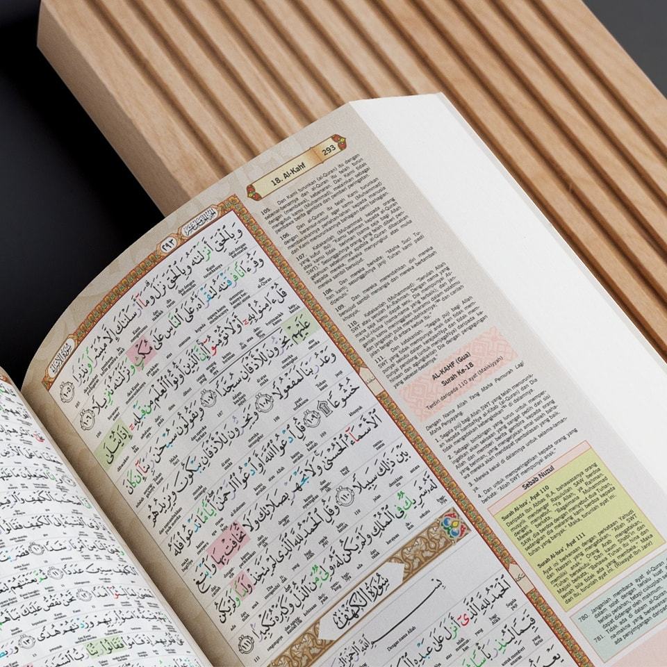 Quran Perkata Wakaf Ibtida' Quran Humaira Saiz A5 font besar Terjemahan ...