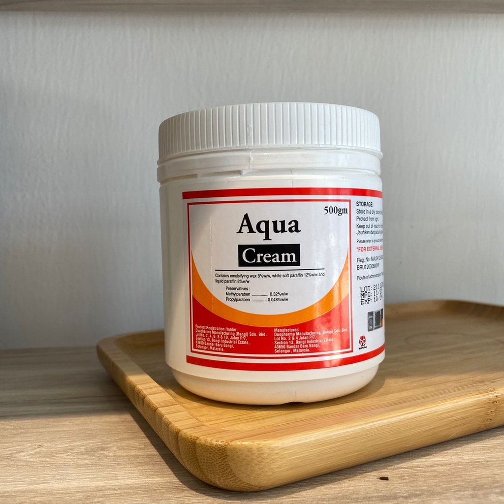 DUOPHARMA AQUA CREAM 500GM (EMULSIFYING WAX, WHITE SOFT PARAFFIN ...