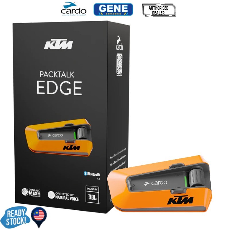 Cardo Packtalk Edge Ktm Edition Communication System Single Pack 100% ...