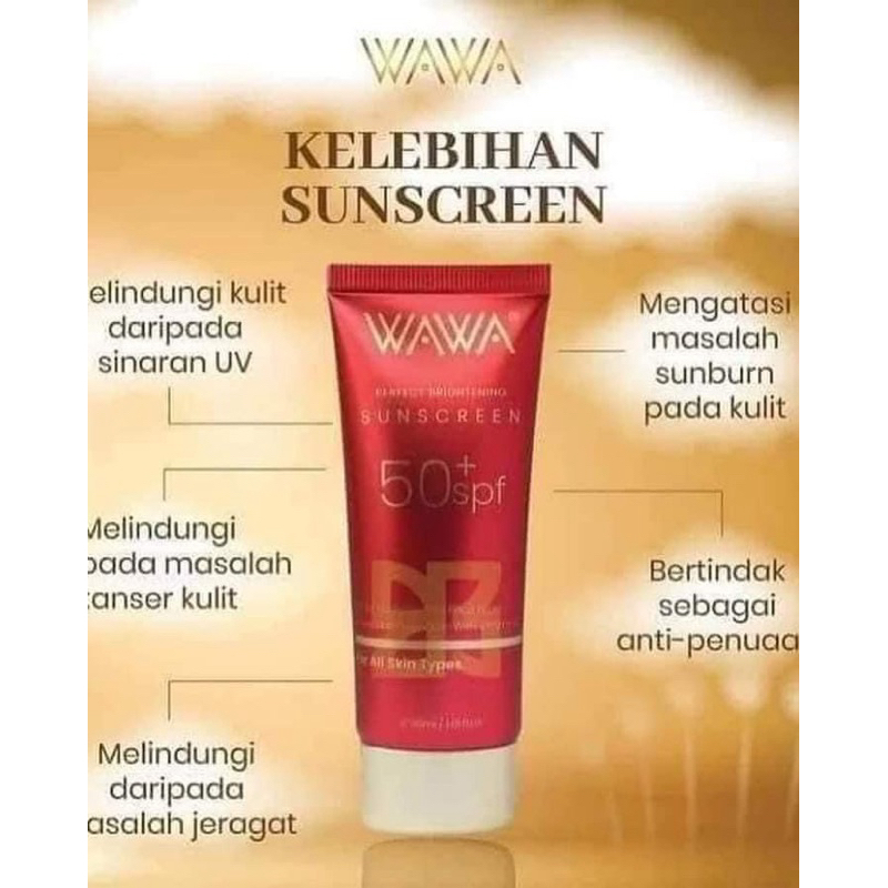 WAWA SUNCREEN ORIGINAL HQ | Shopee Malaysia