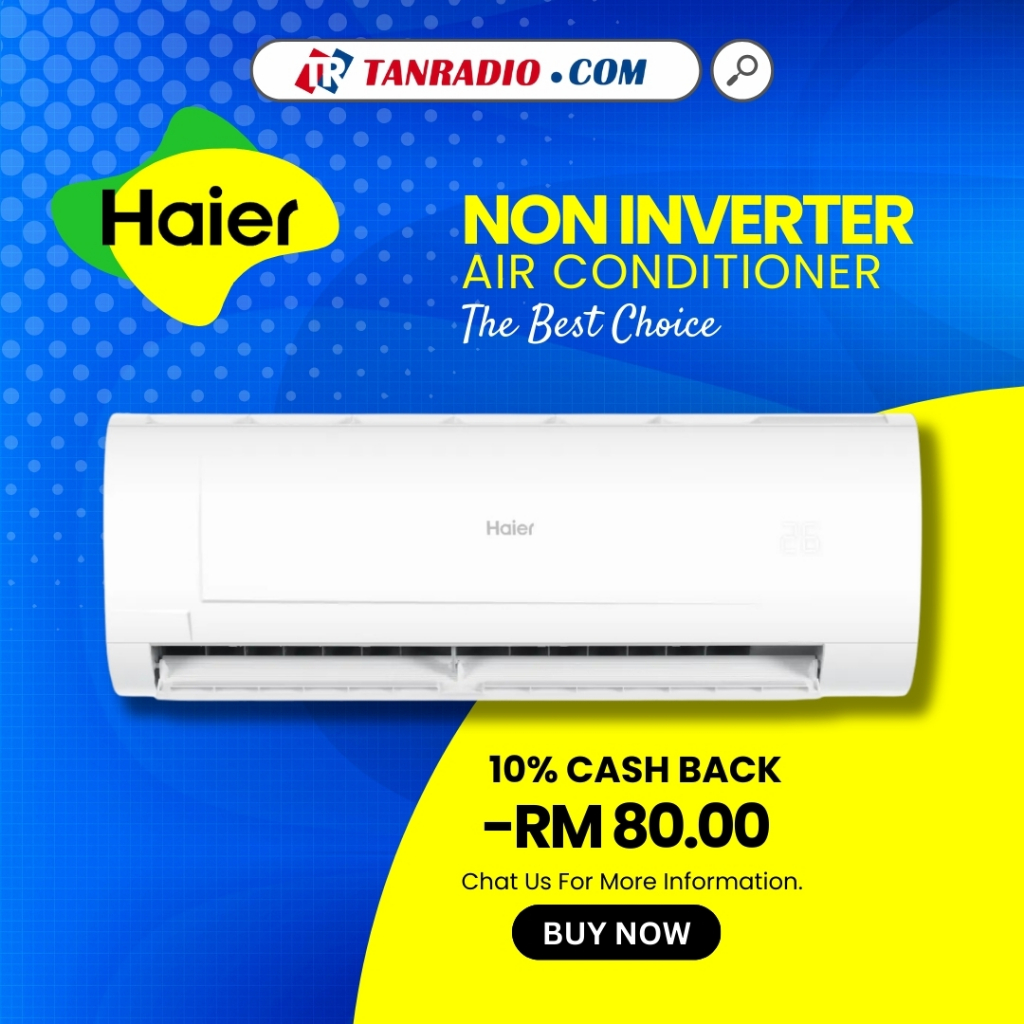 【JIMAT LA RM200】Hisense Haier R32 Air Conditioner 冷气空调 (1HP/1.5HP ...