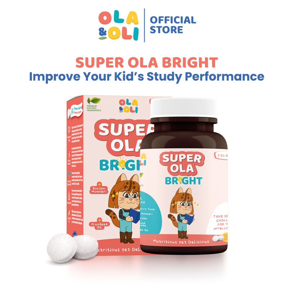 Super Ola Bright Strawberry Expiry Date 26/8/2024 Good Vision Brain ...