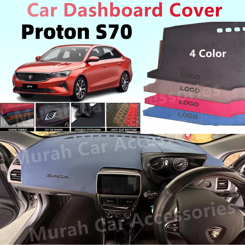 Proton S70 Car dashboard cover high quality Suede Color model | Shopee ...