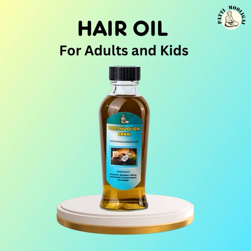 PATTI MOOLIGAI HAIR OIL ORIGINAL HQ READY STOCK FAST DELIVERY | Shopee ...