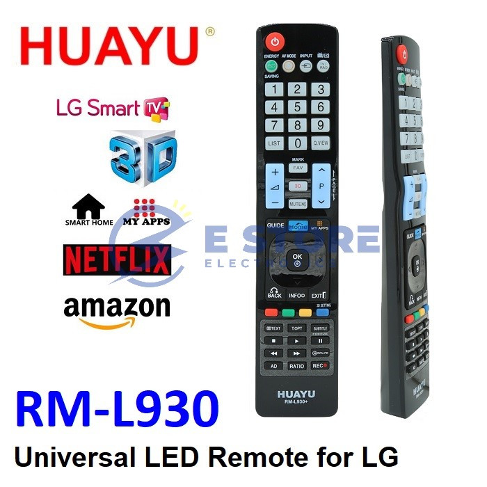 HUAYU RM-L930 Replacement Remote Control For LG TV LED/LCD | Shopee Malaysia