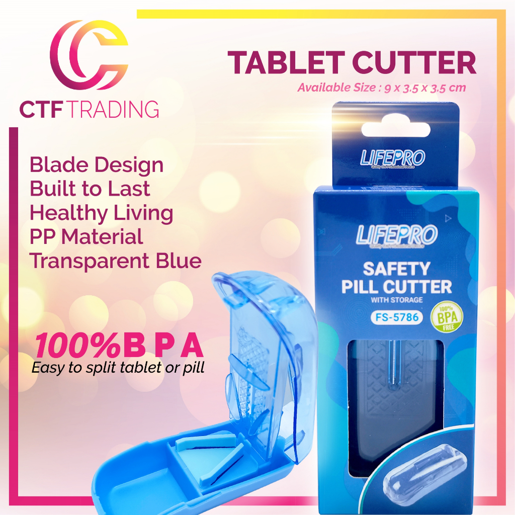 Lifepro Safety Pill Cutter With Storage (FS-5786) / Tablet Cutter (FS ...
