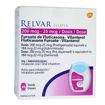 PROMOSI Relvar Ellipta 200/25 Microgram 30 Doses - INHALER READY STOCK ...