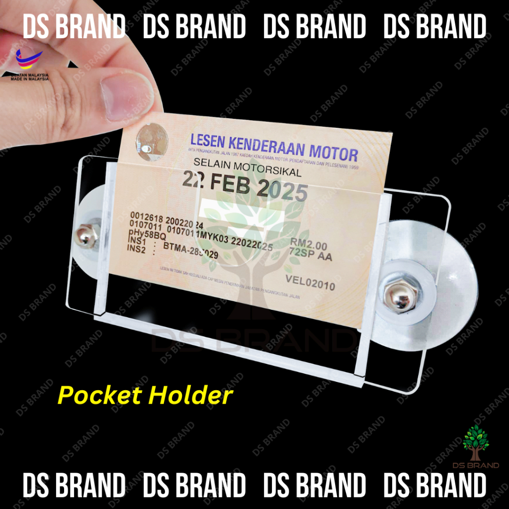 Lori Bus Van Roadtax Pocket Holder / Small Road Tax Pocket Holder ...