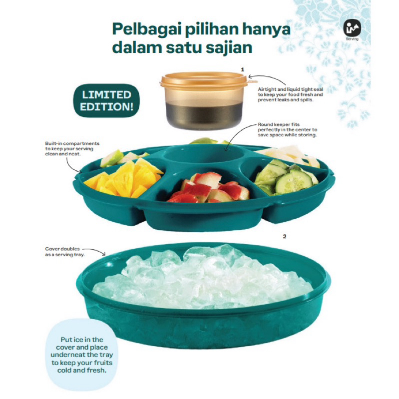 Tupperware Gourment Serving Center | Shopee Malaysia
