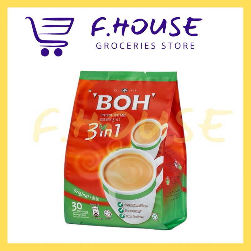 BOH 3 in 1 Instant Tea Mix - Original (30's X 20g) | Shopee Malaysia
