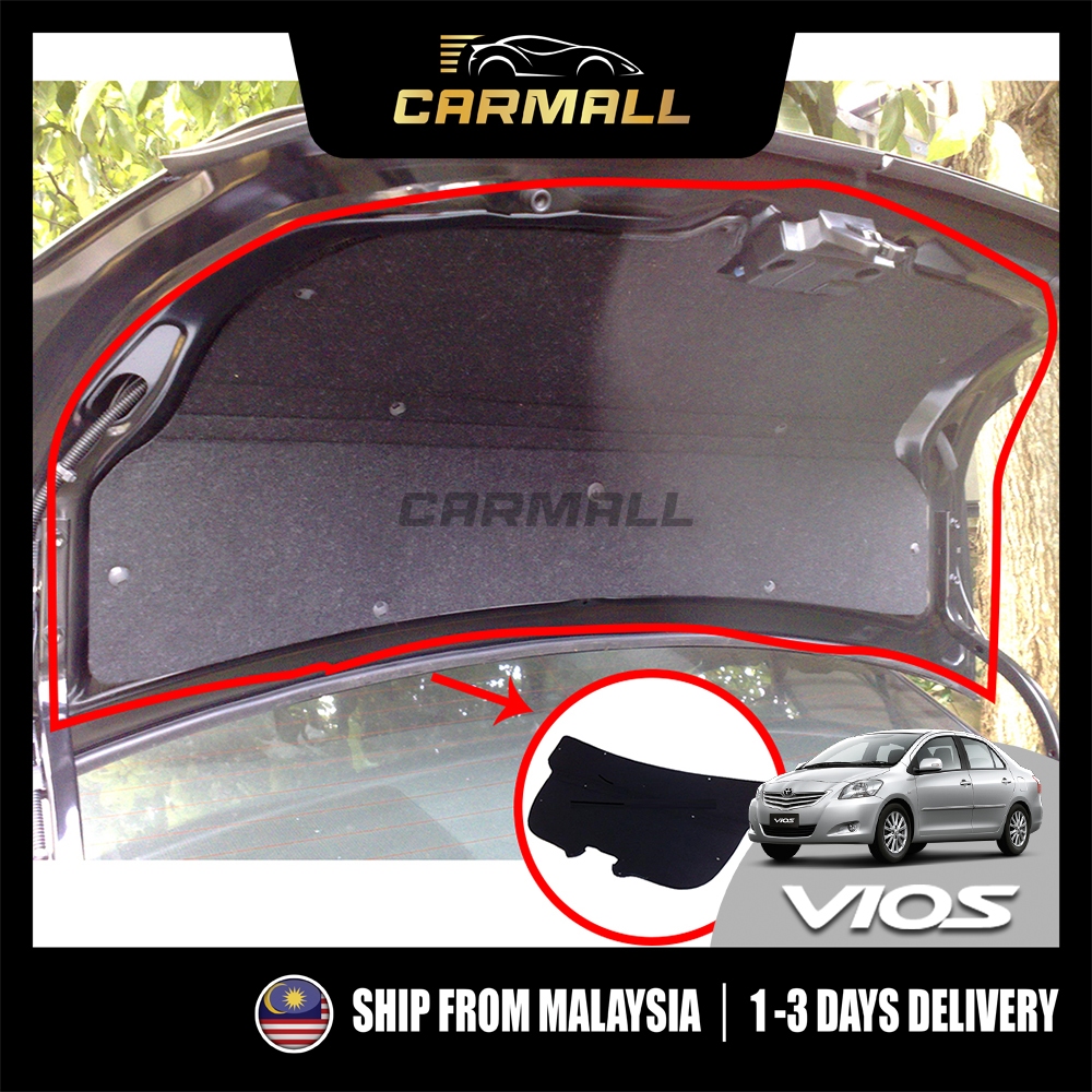 Toyota Vios (2nd Gen) Rear Bonnet Cover Protector Insulator Insulation ...