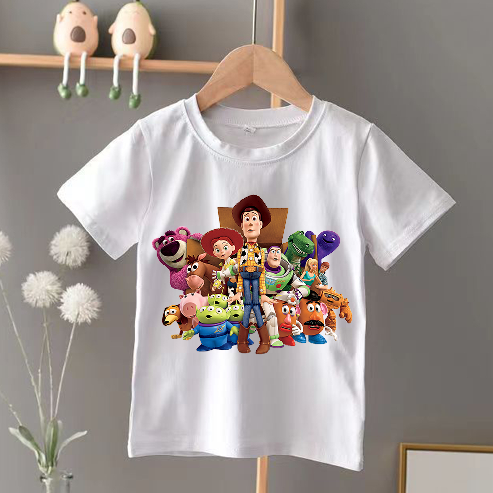 KIDS TOY STORY t shirt buzz lightyear boy girl kids cotton baju budak ...