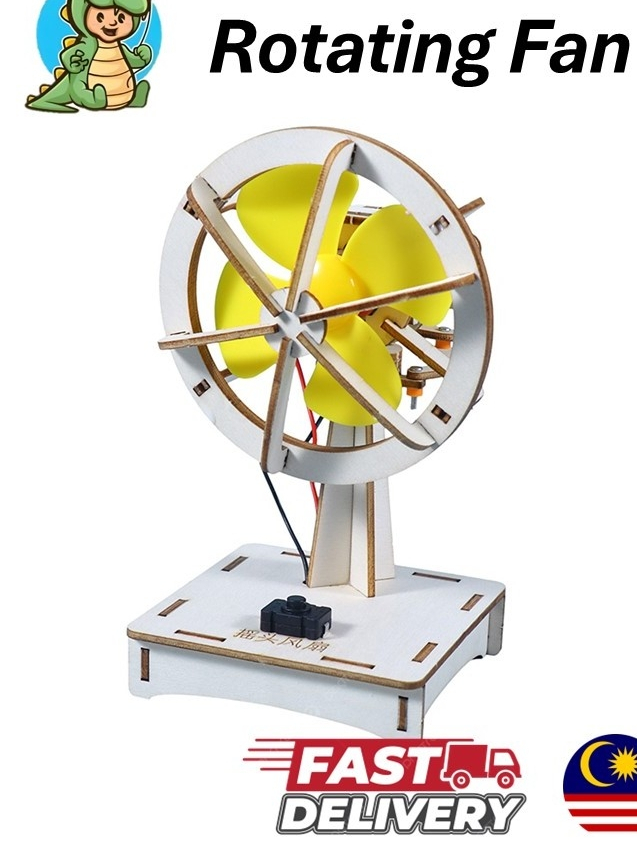 【Making Learning Fun】 Rotating Fan 3D STEM RBT Toys Robotic Science ...