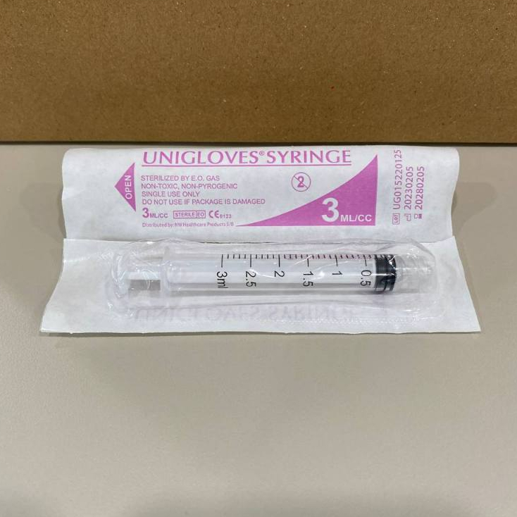 DISP/SYR/UG/LL-10ML - Disposable Syringe 3ML Luer-Lock, Uniglove 100pcs ...