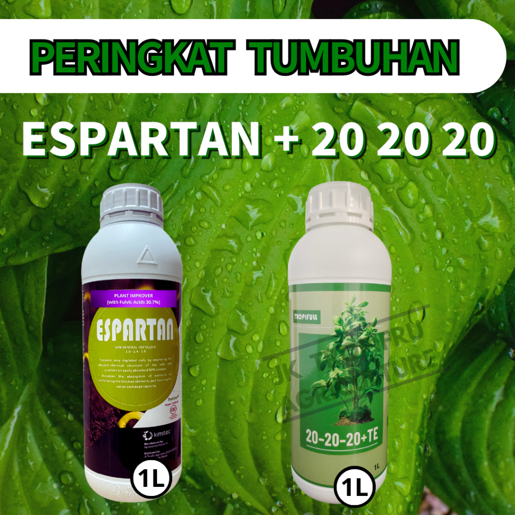 【BAJA PERINGKAT TUMBUHAN 恢复期】ESPARTAN 1L + TROPIFULL 20 20 20 Baja ...