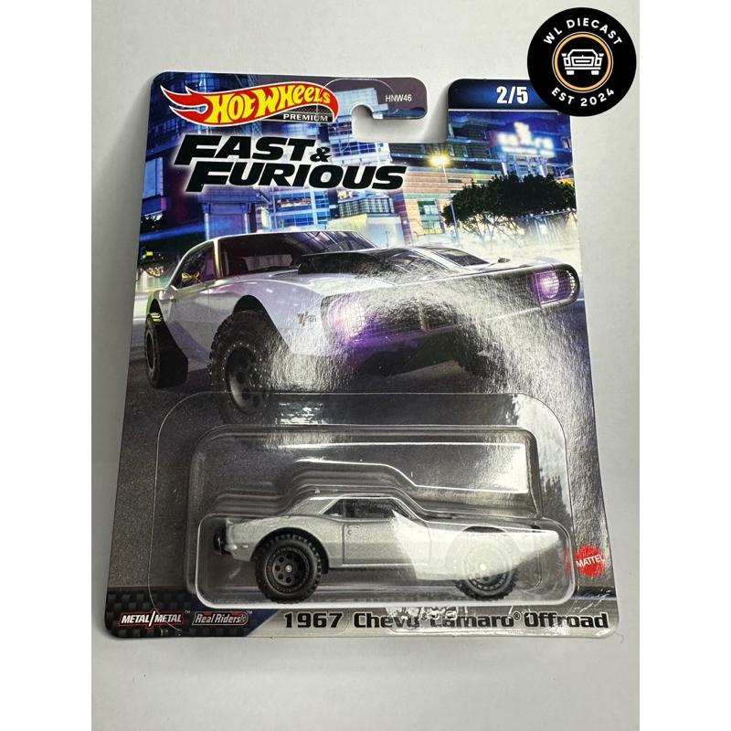Hotwheels Car Culture/Premium Fast and Furious 1967 Chevy Camaro Offroad Grey | Shopee Malaysia