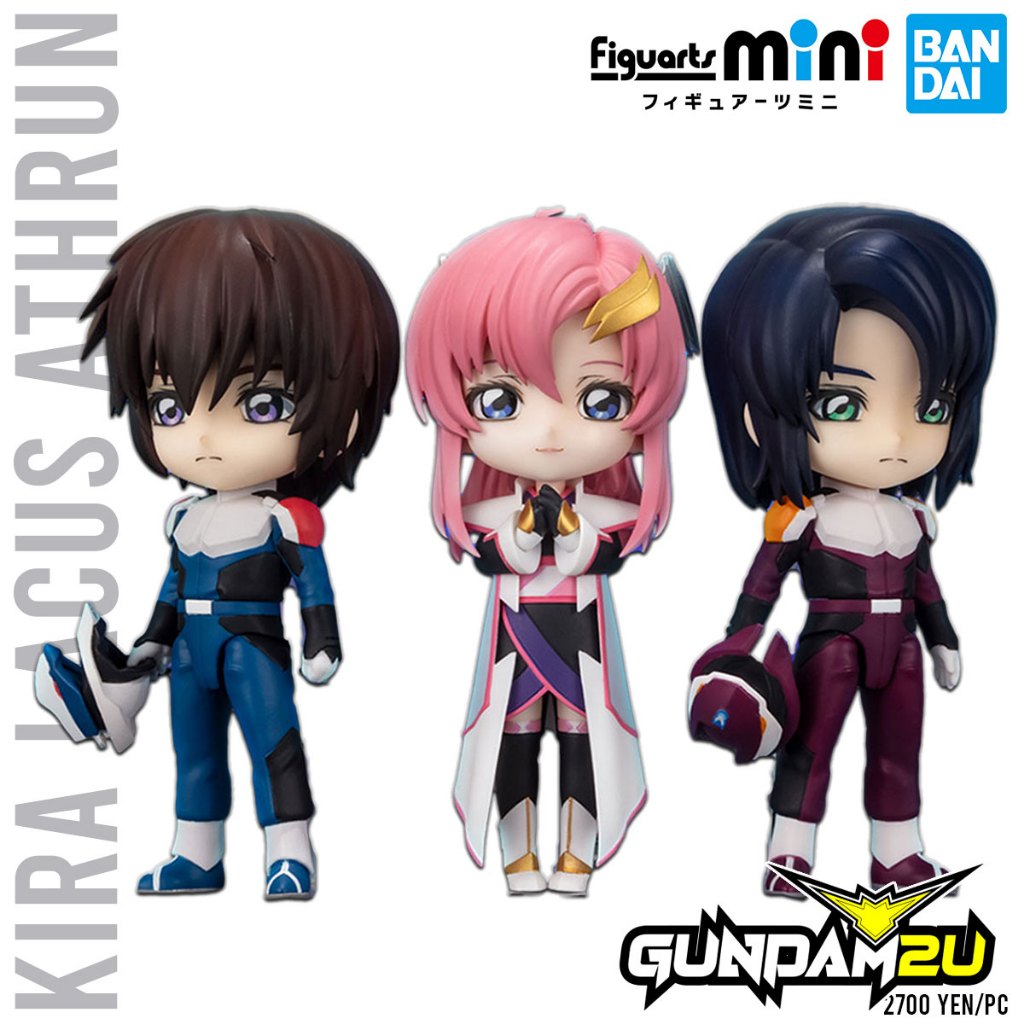 BANDAI Figuarts Mini Kira Yamato Lacus Clyne Athrun Zala - Tamashii ...