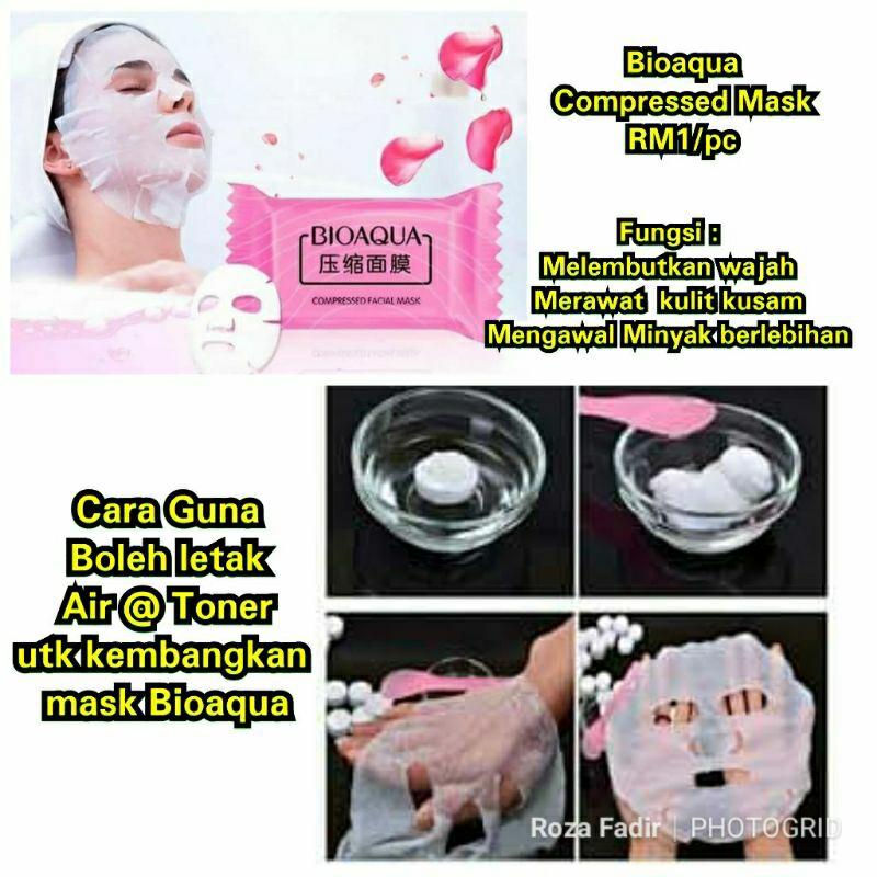 MASK MUKA BIOAQUA BY PC | Shopee Malaysia