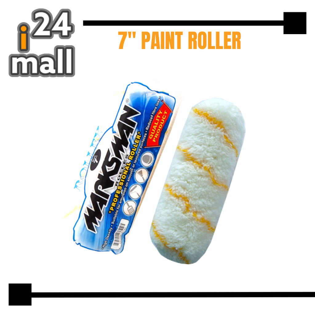 7" Yellow Line Paint Roller Refill Wall Painting Tools Berus Cat ...