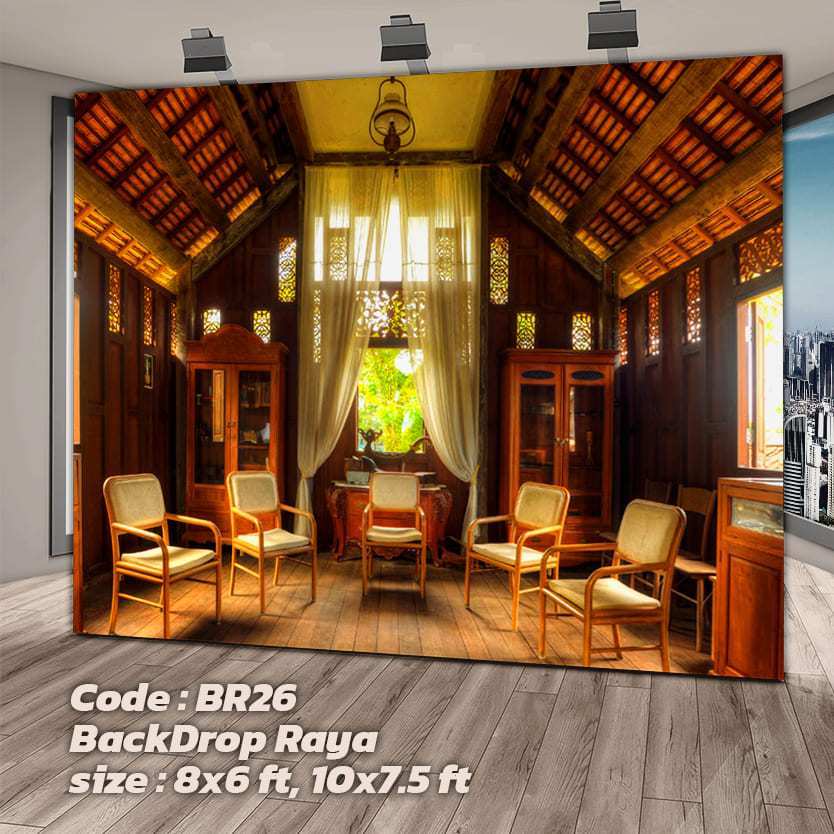 {PART 2 } BACKDROP BANNER GAMBAR RUMAH KLASIK/MELAYU HARI KEMERDEKAAN ...