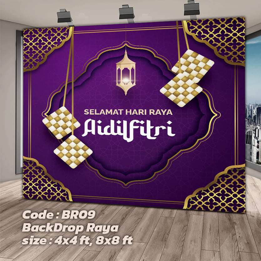 [RAYA 2024] BACKDROP/BANNER/DECO Hari Raya Aidilfitri Open House ...