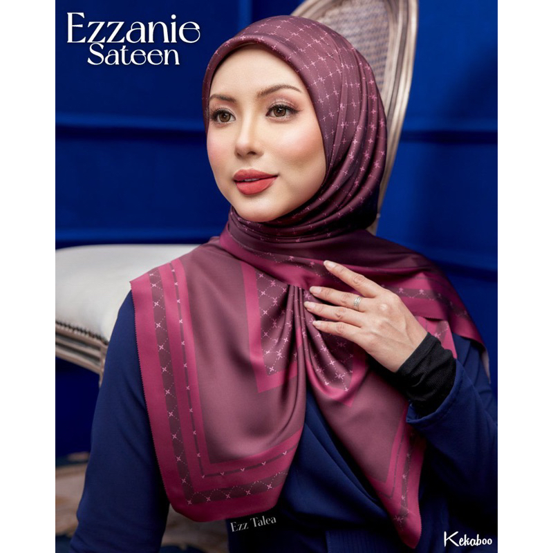 New Release Tudung Bawal Satin Kekaboo Tudung Raya 2024 Laser Cut Bidang 47 Silky Satin Senang ...