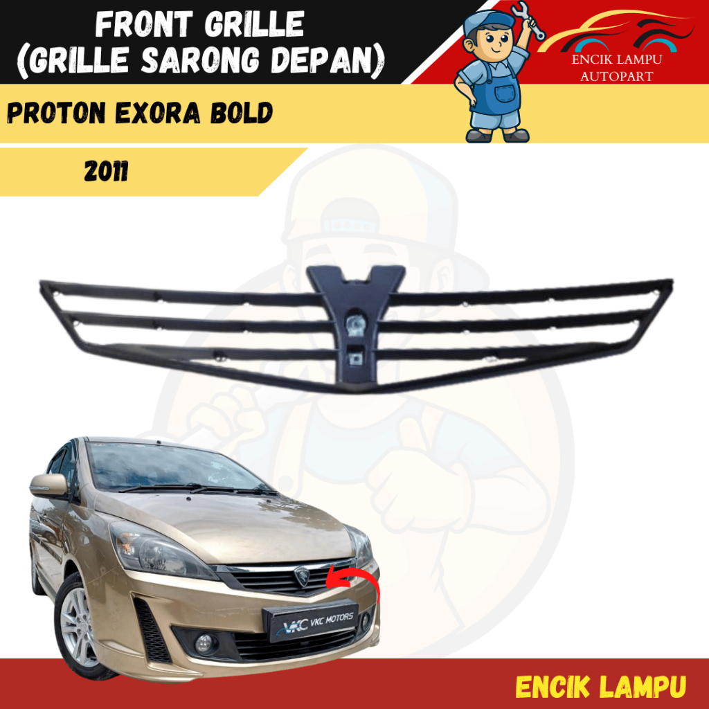 Proton Exora Bold Front Grille / Grille Depan/ Sarong Depan New High ...
