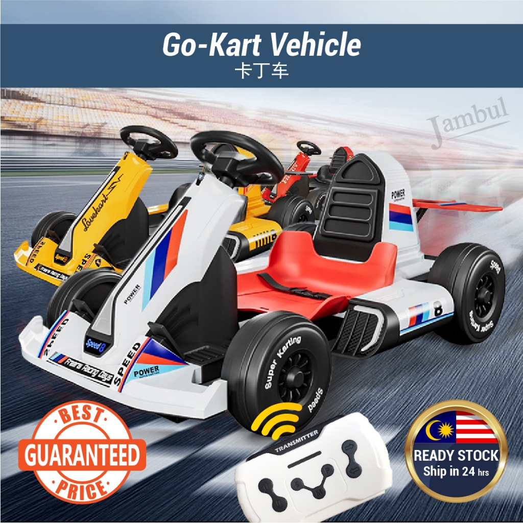 Kid Children Ride On Race Electric Go Kart Car Kenderaan Kereta Lumba ...