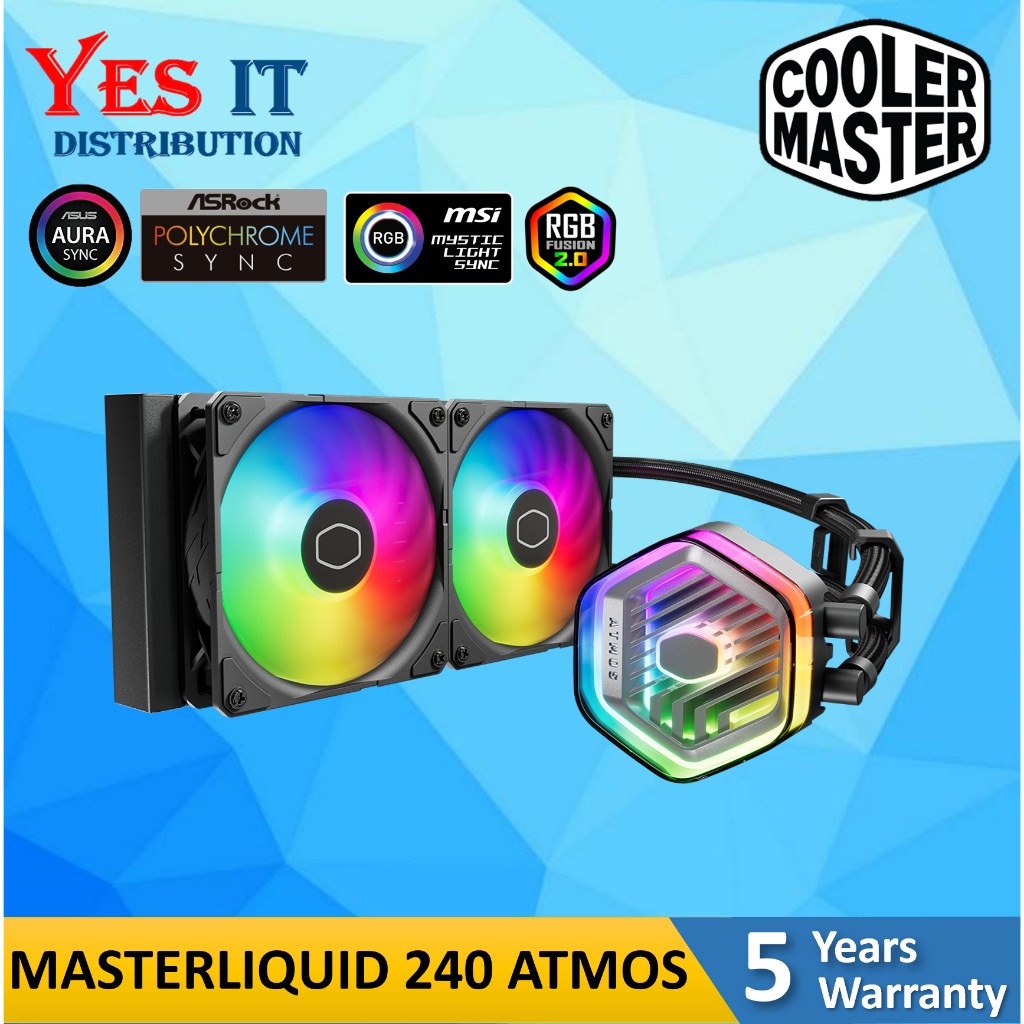 Cooler Master MasterLiquid 240 Atmos ARGB / 360 Atmos ARGB / ML360R RGB ...