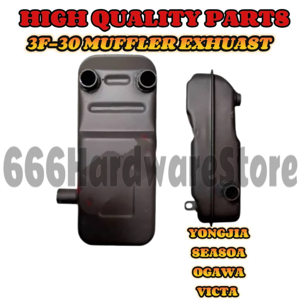 3F-30 MUFFLER EXHUAST MESIN PAM SEMBUR PADI / SEMBUR BAJA EKZOS YONGJIA OGAWA VICTA KASEI ...