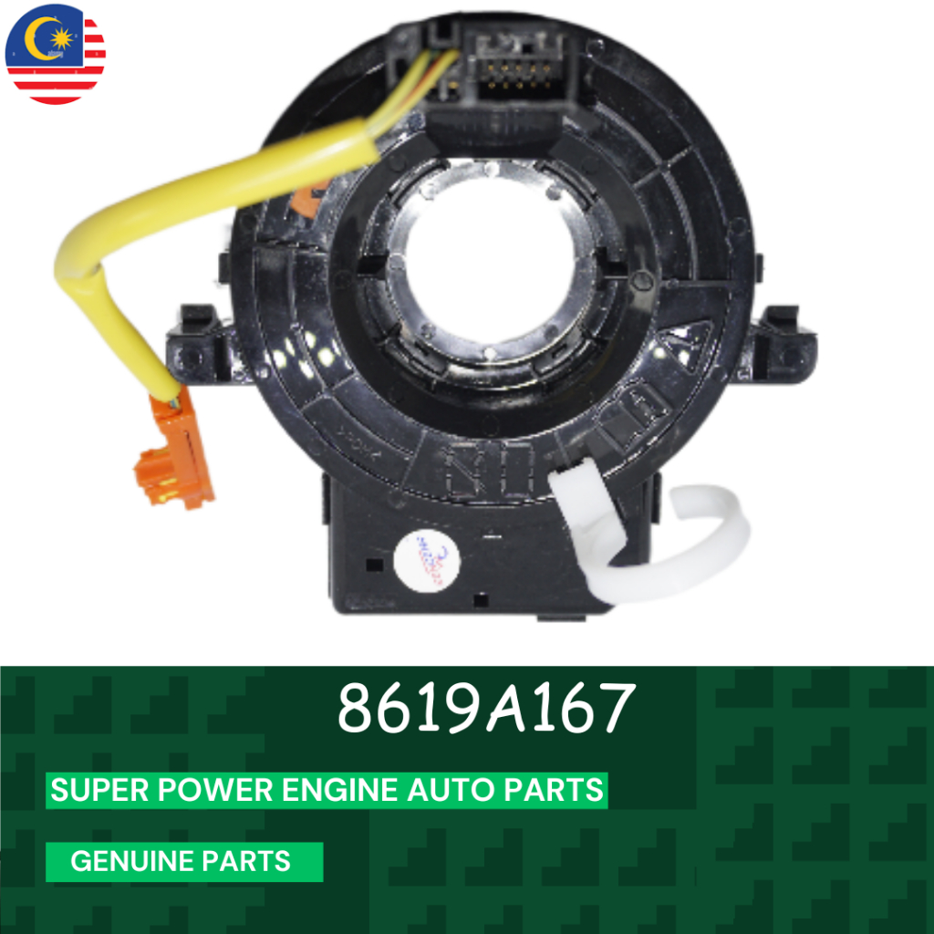 MITSUBISHI TRITON KJ3T,KL3T ASX STEERING SPIRAL CLOCK SPRING 8619A167 ...