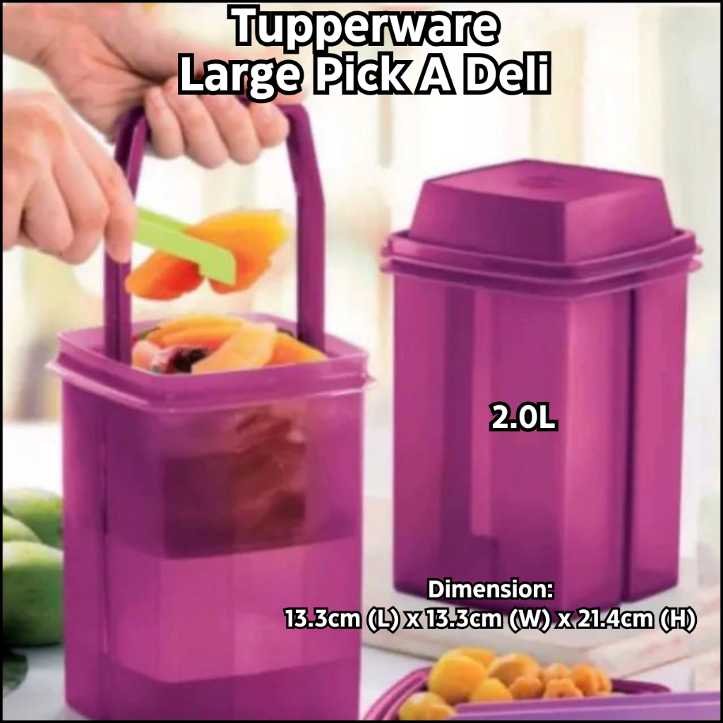 Tupperware Large Pick A Deli 2.0 Liter (1 pc) | Shopee Malaysia