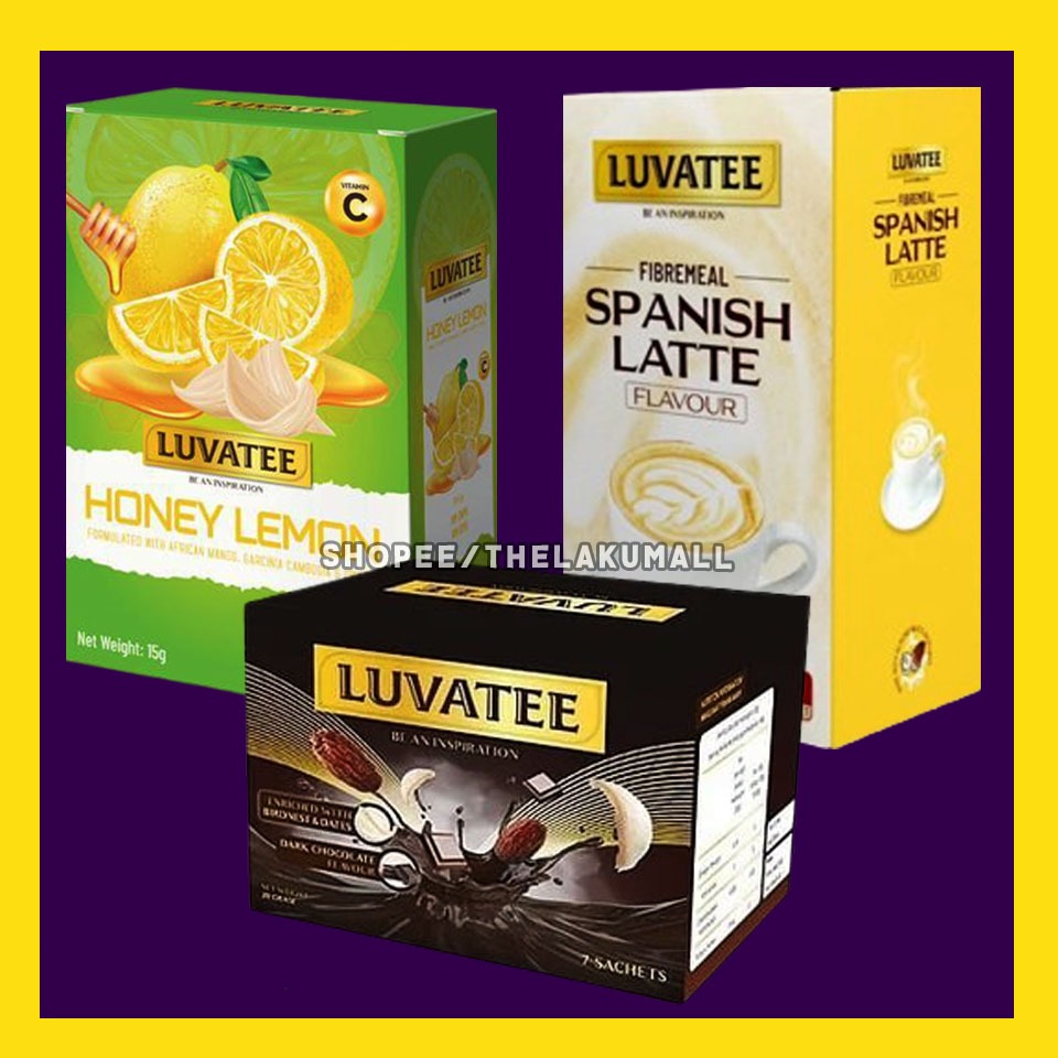 LUVATEE Drink Chocolatte Detox Harga Promosi ( SPANISH LATTE ) Honey ...