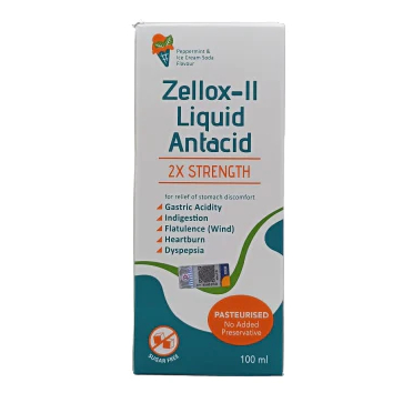 Zellox-II Double Strength Liquid Antacid 100Ml | Shopee Malaysia