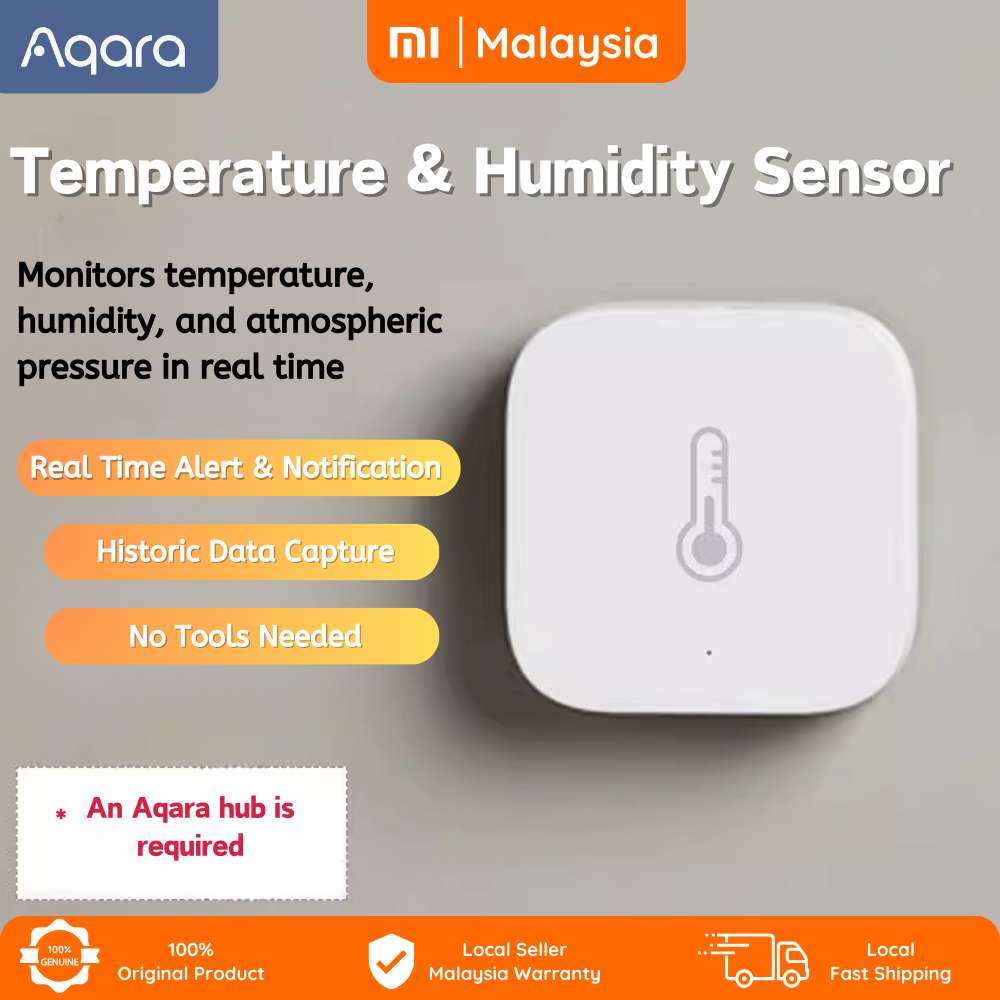 Aqara Temperature and Humidity Sensor | Monitors temperature, humidity ...