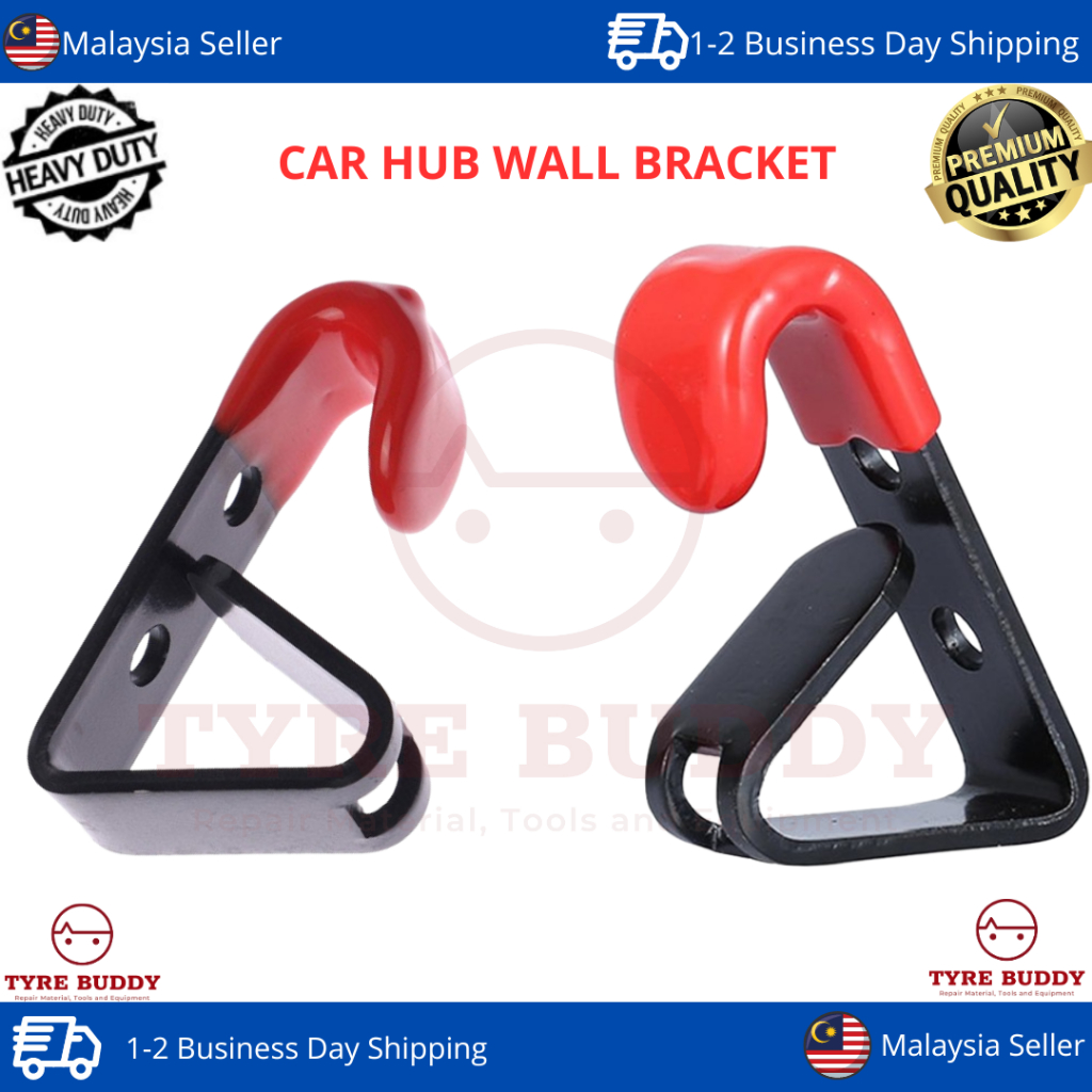 Metal \"J\" Tire Wheel RIM Hub Hook Display Stand Rack Wall Mounted ...
